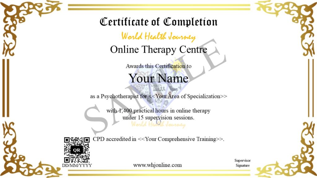 Psychotherapy Accreditation - WHJ Online